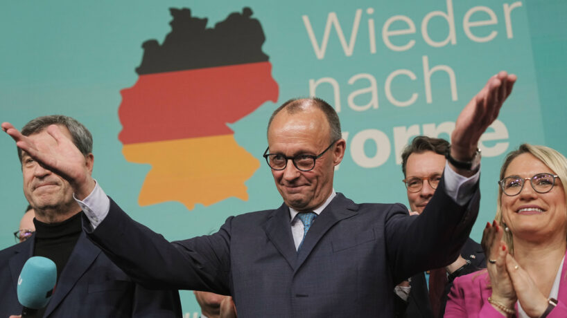 Allemagne : l'arrivée du futur chancelier Friedrich Merz, une bonne ...
